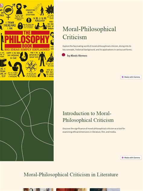 Moral Philosophical Criticism Pdf Intersectionality Morality