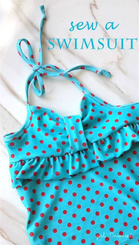 You Can Sew A Swimsuit Girl Inspired How To Sew A Bathing Suit