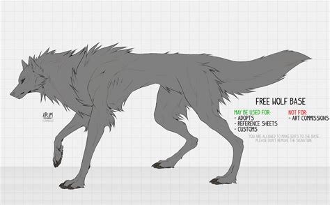 Free Wolf Base By Xgrimwolf On Deviantart