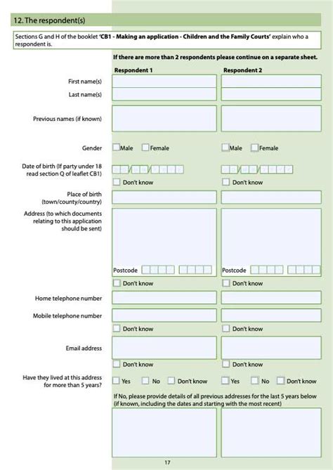 C Application Form Guide Direct Mediation Services