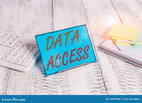 Word Writing Text Data Access Business Concept For A User S Is Ability