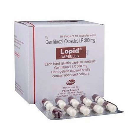 Gemfibrozil 300mg Tablet At ₹ 192stripe Lopid Tablet In Nagpur Id