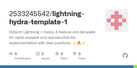 github 2533245542 lightning hydra template 1 pytorch lightning