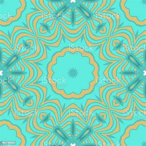 색상 배경에 원활한 꽃 텍스처입니다 디자인 요소입니다 기하학적 패턴입니다 벡터 일러스트입니다 0명에 대한 스톡 벡터 아트 및