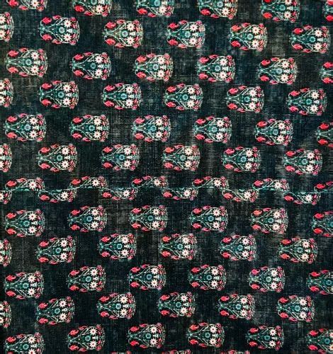 Digital Prints Printed Cotton Linen Fabric At Rs 80meter In Surat Id