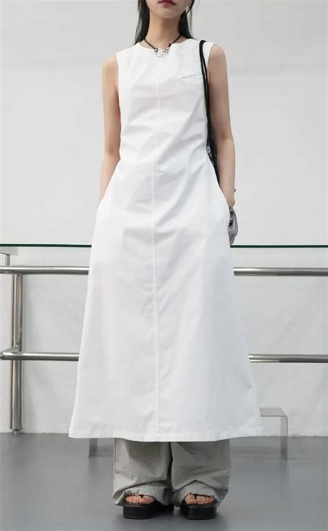 Binary01바이너리원 실시간 인기 스타일 백리본 리즌 롱원피스 온더룩