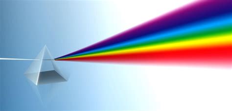 Premium Vector Electromagnetic Color Prism Light Refraction Spectral