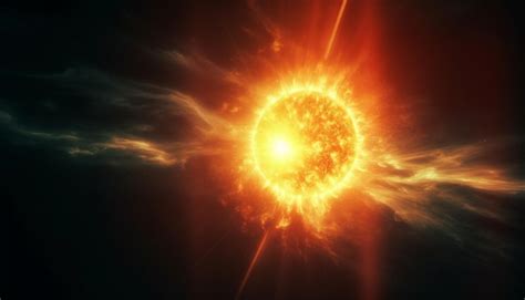 Premium Ai Image Fantasy Fuel Ignites Exploding Galaxy Illuminating Vibrant Abstract Backdrop