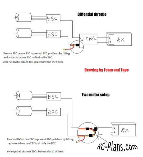 Wiring Diagram Rc Airplane