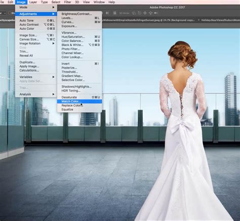 how to make the colors match between different photos in photoshop