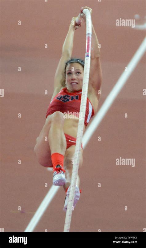 Jennifer Suhr Of The Usa Launches On The Womens Pole Vault At The