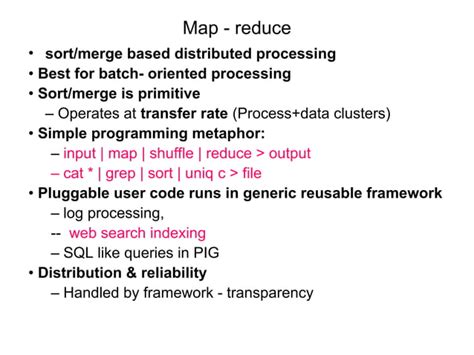Map Reduce Programming Using Hadoop A Ppt