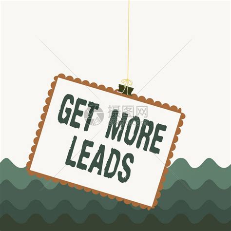 概念手写显示获取更多潜在客户概念意义引发消费者兴趣或询问产品或服务印章粘贴活页夹方形高清图片下载 正版图片504189226 摄图网
