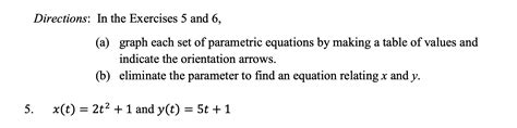 Solved Directions In The Exercises 5 And 6 A Graph Each