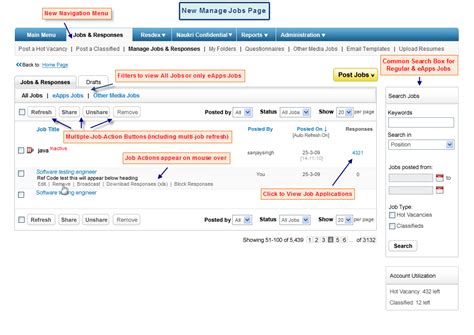 New Manage Jobs Recruiter Zone