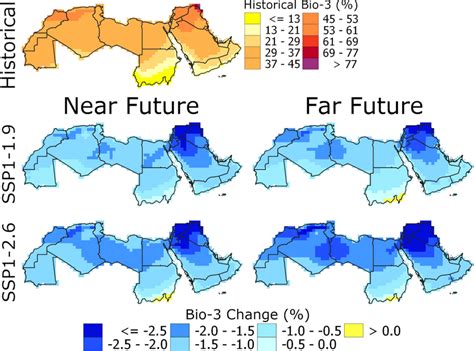 Spatial Distribution Of Temperature Seasonality Bio 3 And The