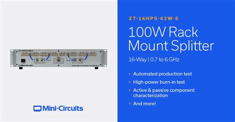 Mini Circuits On Linkedin High Power Splitter 16 Way 07 6 Ghz Mini Circuits On Linkedin High Power Splitter 16 Way 07 6 Ghz