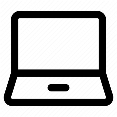 Laptop Computer Computing Electronic Technology Icon Download On Iconfinder