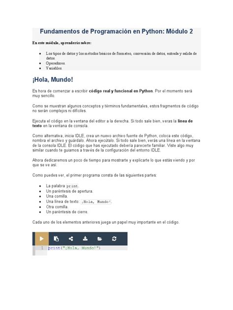 Modulo 2 Python Cisco Pdf División Matemáticas Python Lenguaje De Programación Modulo 2 Python Cisco Pdf División Matemáticas Python Lenguaje De Programación