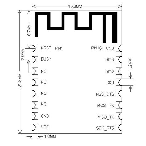 The SX TR GC Wireless Module Is Based On The SEMTECH RF Integrated Chip SX RF Module