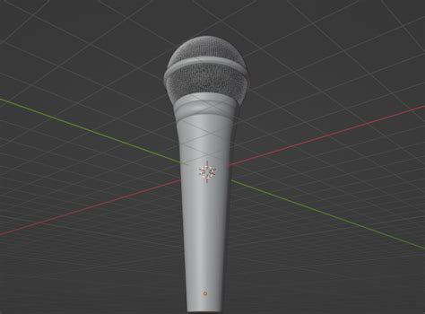 Obj File 3d Microphone・3d Print Object To Download・cults