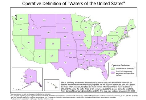 The Latest Revision To The Wotus Rule Regarding Sackett Et Ux V Usepa Wssi