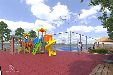 Нүхт дэхь хүүхдийн тоглоомын талбай