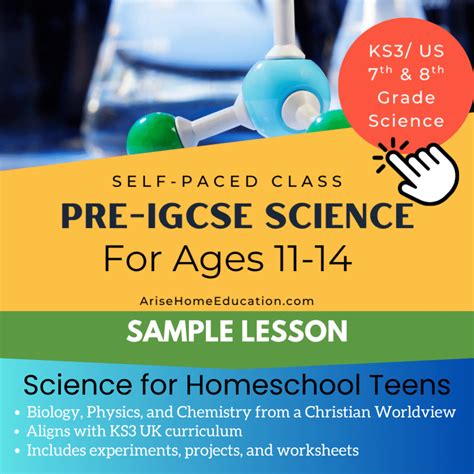 Pre Igcse General Science Sample Lesson