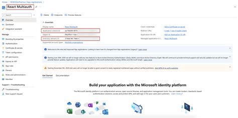 A Try On Multitenant Application Using React With Ms Graph Api Knowledge Share
