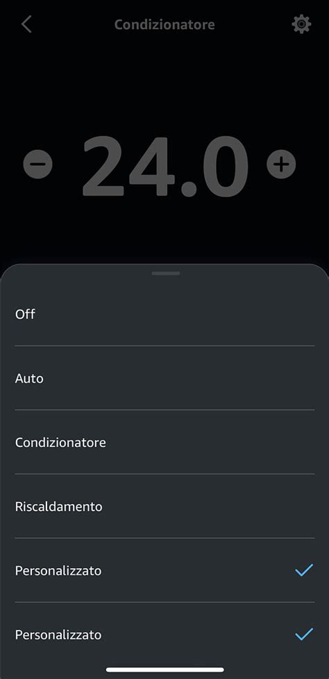 alexa and thermostat configuration custom mode only configuration