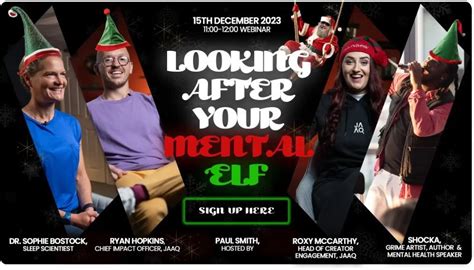 Mason Freeman Bartley On Linkedin Looking After Your Mental Elf Jaaq At Work Webinar 🧠