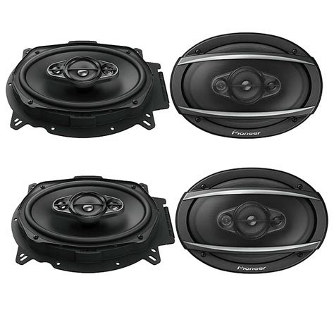 4 X New Pioneer 6 X 9 Car Audio Coaxial 3 Way Stereo Reverb
