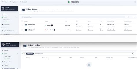 cannot filter by role of node · issue 1628 · kubesphere console · github
