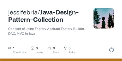 Github Jessifebriajava Design Pattern Collection Concept Of Using