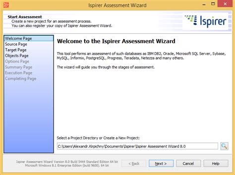 Start Assessment Ispirer Migration Knowledge Base