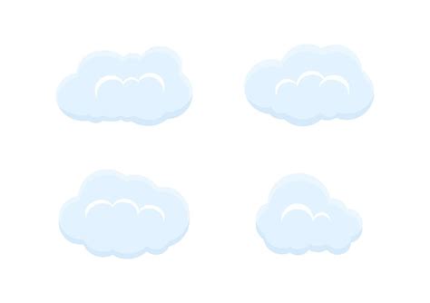 Collection Of Cartoon Bubble Cloud Vector On White Background 11016214