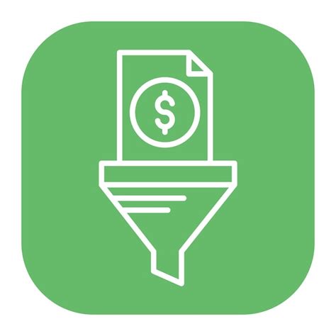 Premium Vector Data Filtering System Icon