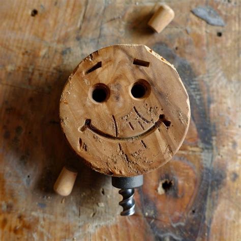Smiley Face Using A Drill To Make Holes Stock Illustration Illustration Of Construction