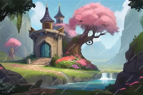 Premium Photo Purity Symbol Video Game Environment Concept Art