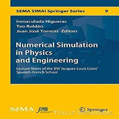 Numerical Simulation In Physics And Engineering En France Clasf Loisirs