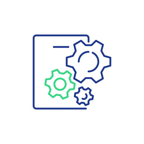Manual Documentcogwheel And Paper File Capturing Digital Information