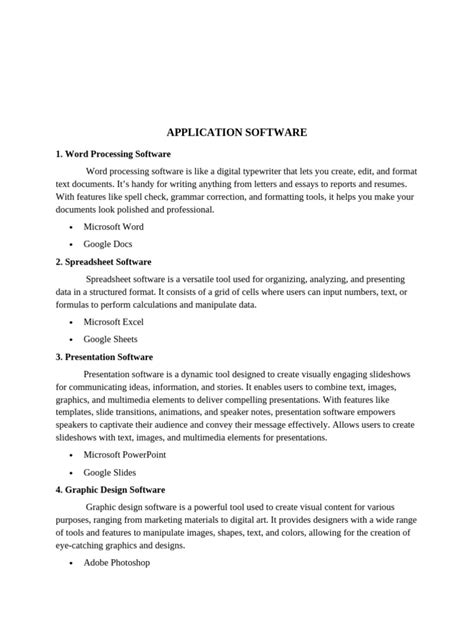application software pdf