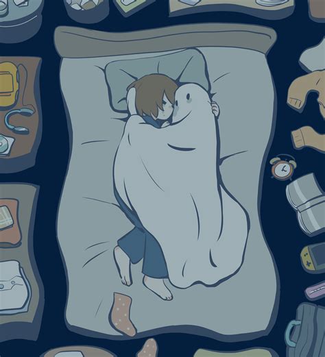 Avogado6 Original Absurdres Commentary Request Highres 2others Alarm Clock Ambiguous