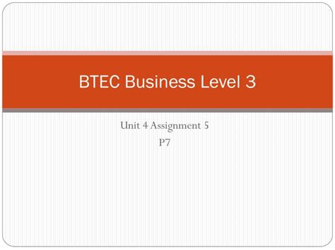 Ppt Btec Business Level 3 Powerpoint Presentation Free Download Id