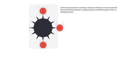 Xaml Trying To Rotate The Circle Along With Main Circle And Text