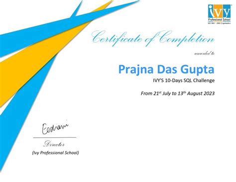 Finished Sql Internship Challenge Prajna ~ Posted On The Topic Linkedin