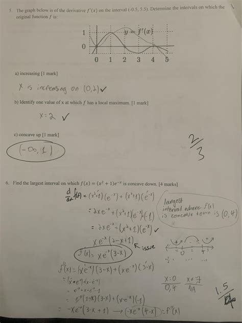 [Calculus: derivatives and curve sketching]: where did i go wrong : r/HomeworkHelp