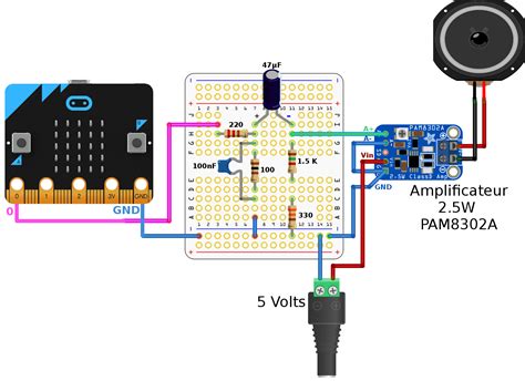 Microbit Arduino Raspberry Pi Etc Amplifier Une Sortie Audio Pwm