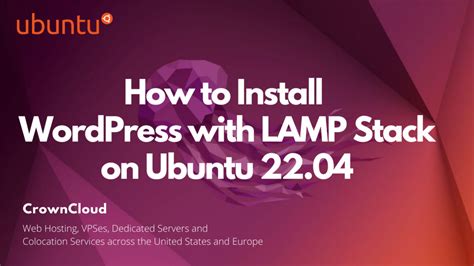 How To Install WordPress On Ubuntu The CrownCloud Blog