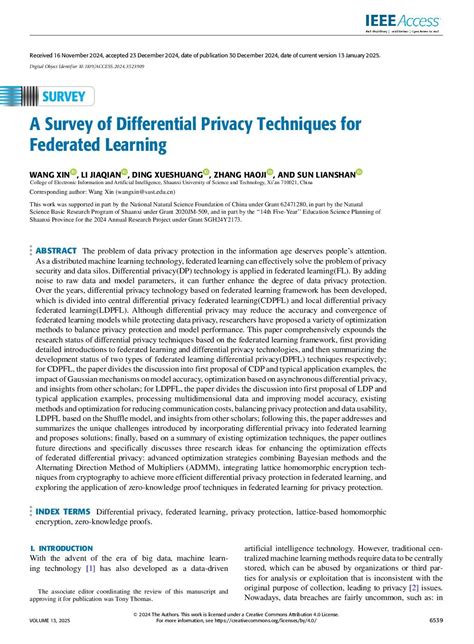 A Survey Of Differential Privacy Techniques For Federated Learning